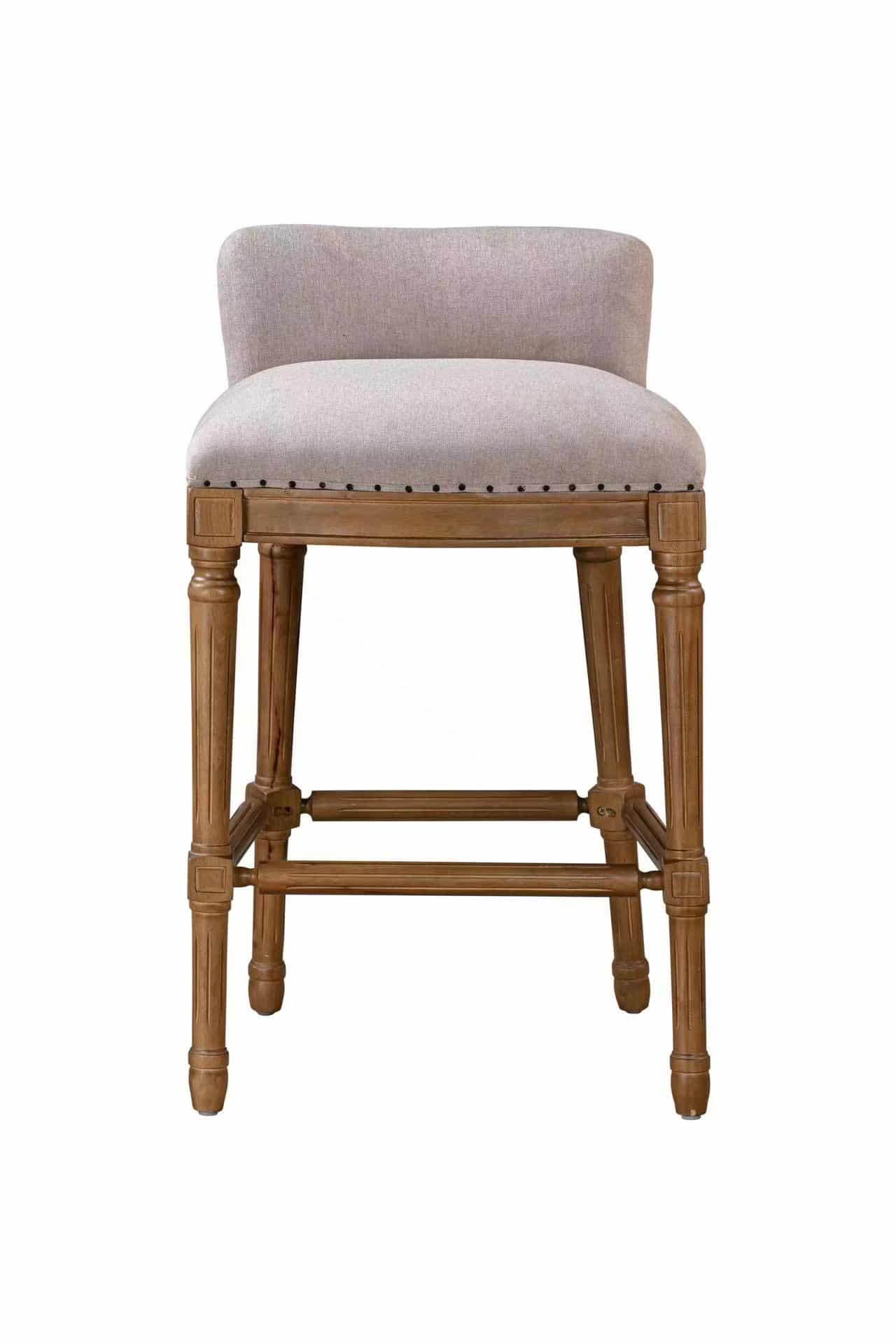 Francesca Wood Bar Stool | Boraam Industries