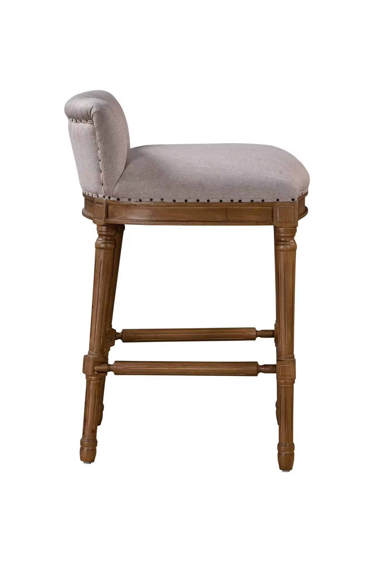 Francesca Wood Bar Stool | Boraam Industries